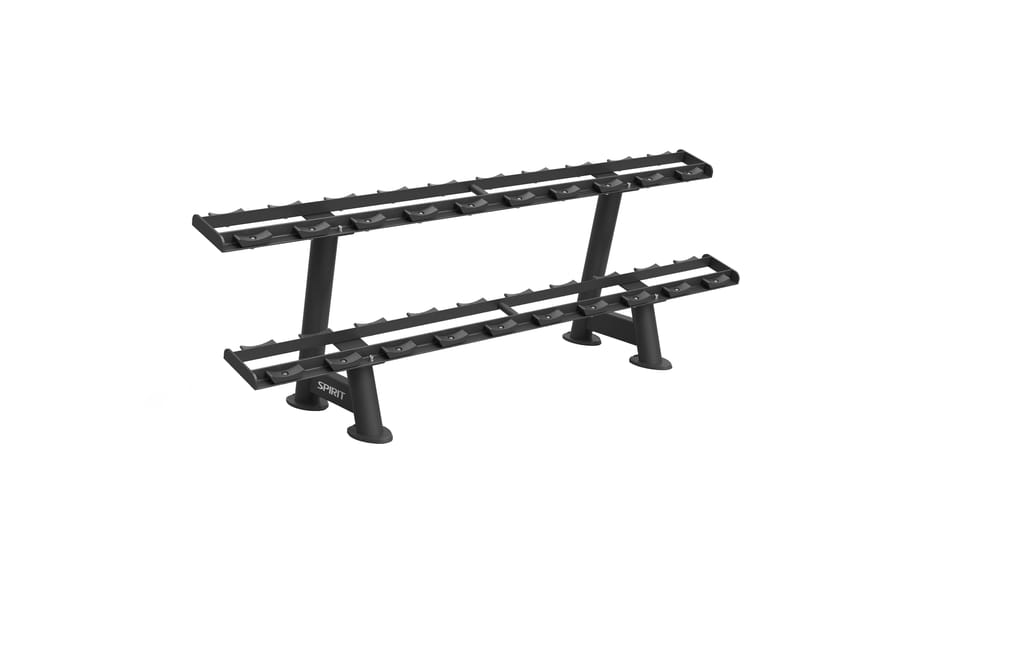 Spirit USA SP‑4265 Two-Tier Dumbbell Rack | Commercial Dumbbell Storage ...